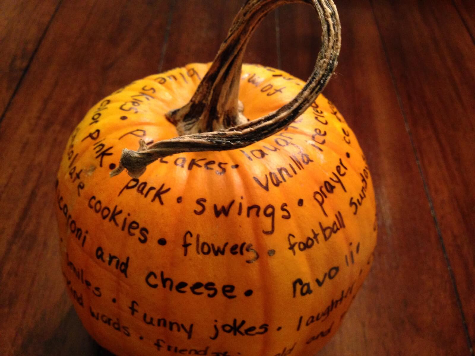 THANKFUL PUMPKINS - THE INSPIRED TREEHOUSE