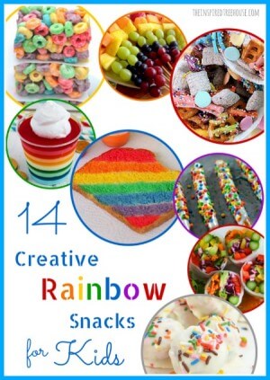 RAINBOW SNACKS FOR KIDS! - The Inspired Treehouse